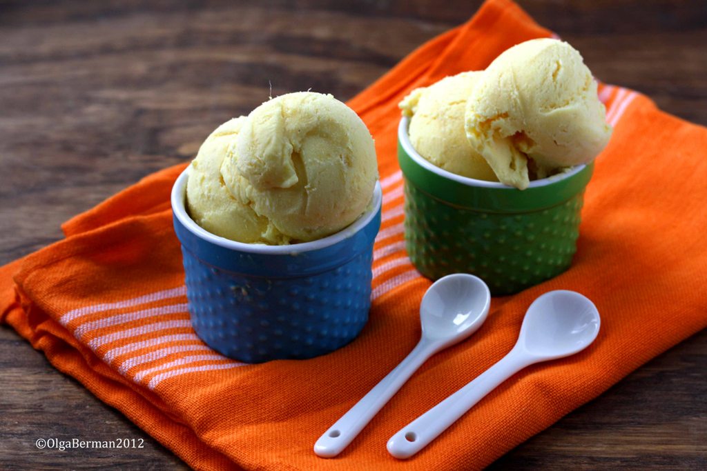 Mango & Tomato: Easiest Ice Cream Recipe EVER: Mango & Nectarine Ice ...