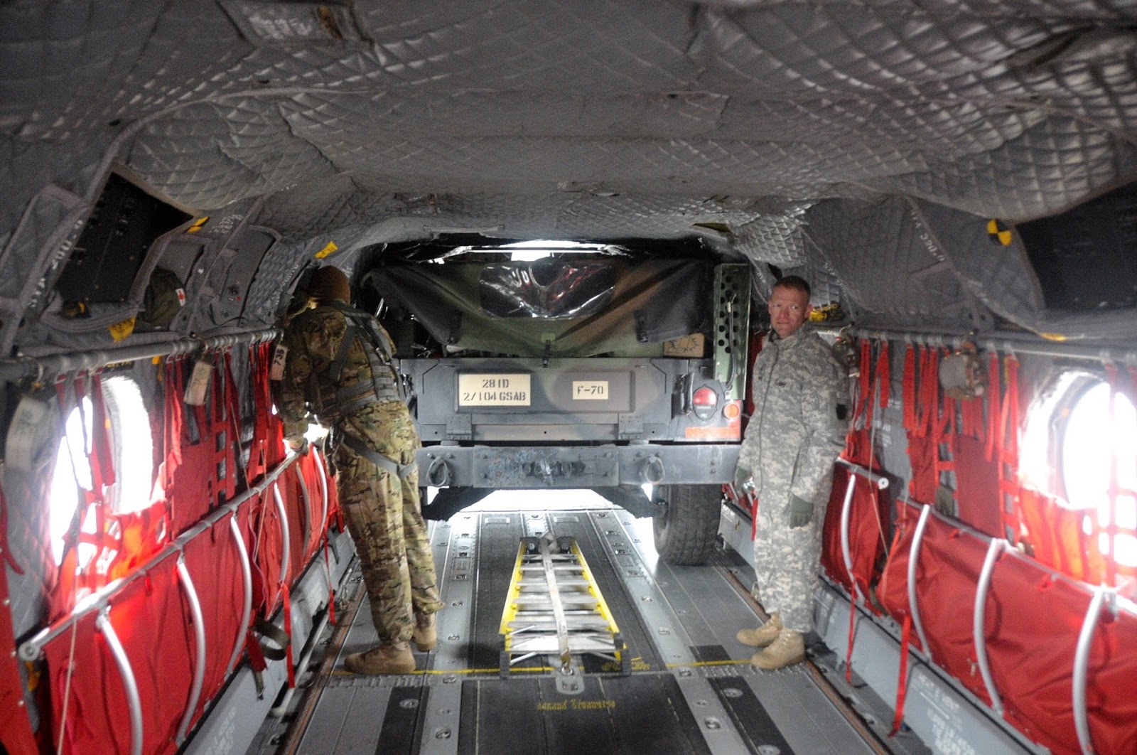 Veteran AF: Stuffing a Humvee into a Chinook Helicopter