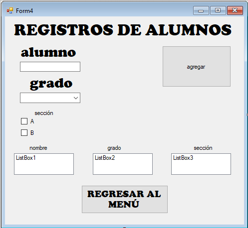 MANUAL DE VISUAL STUDIO: REGISTRO