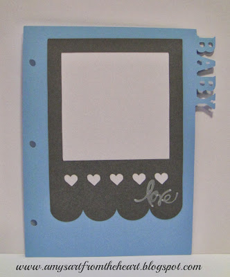 Amy's Art from the Heart: Artbooking Mini Baby Album