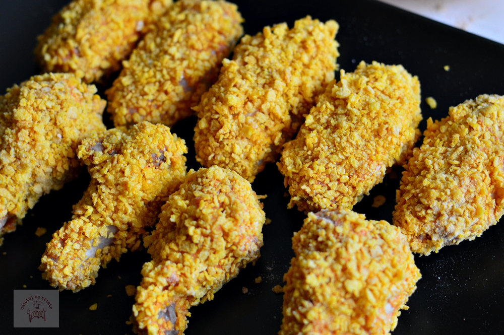 Aripioare de pui crocante a la KFC - CAIETUL CU RETETE