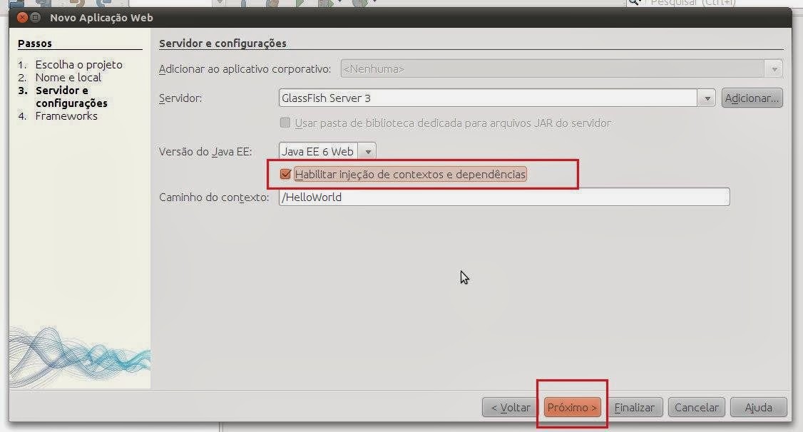 Java sem café.!: JavaEE 6: Criando um projeto no NetBeans