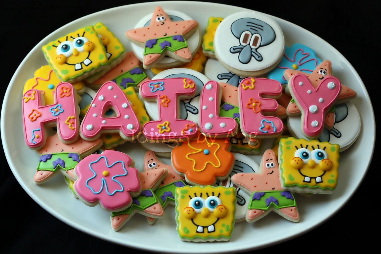 Spongebob cookies | Spongebob party food, Birthday cookies, Spongebob cake