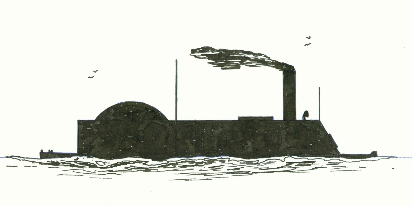 WARSHIPSRESEARCH: American armoured ram cotton clad CSS Baltic (1860 ...