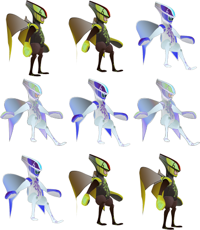 one percent talent: Blob Game (Character Sprite Sheet)