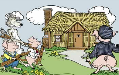 Three Little Pigs. The Wolf's Story