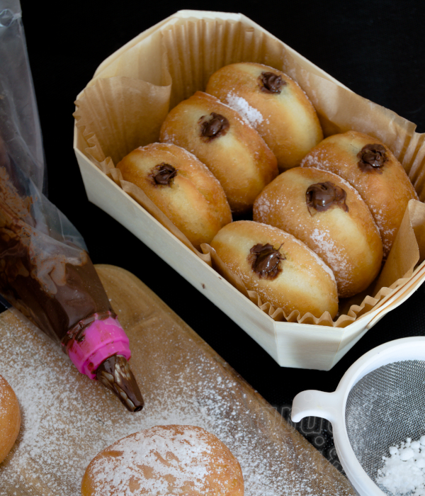 Les beignets à fourrer