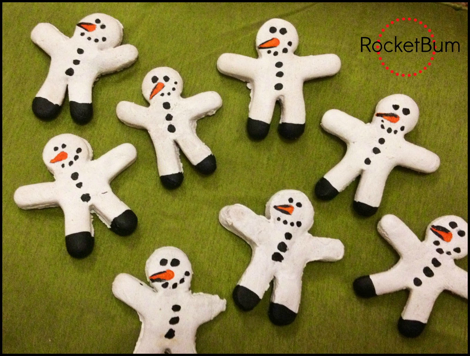 RocketBum the Blog: Gingerbread Snowman Christmas Craft!