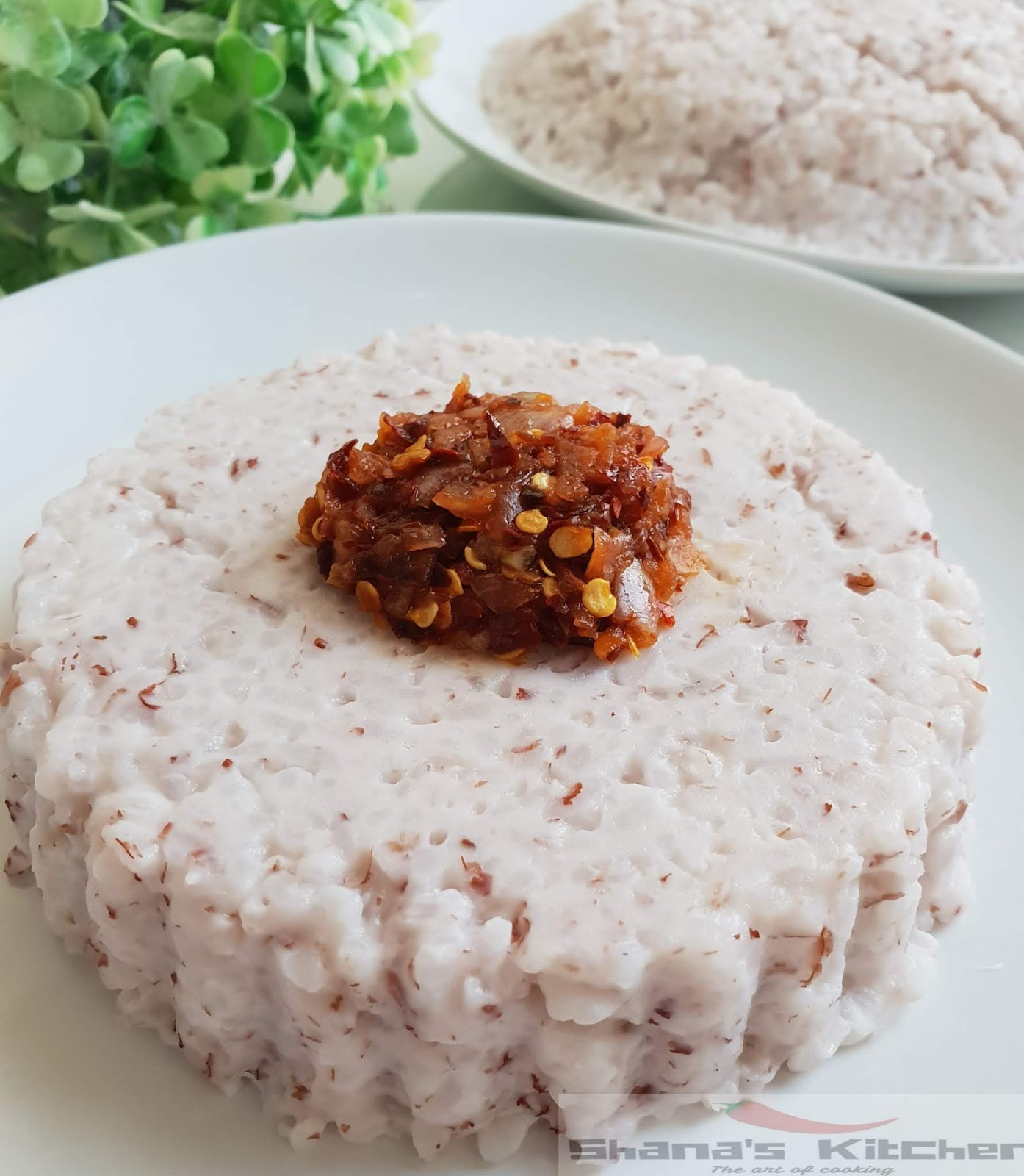 Kiribath (Sri Lankan Milk rice or Rice Cake) - Shana's Kitchen