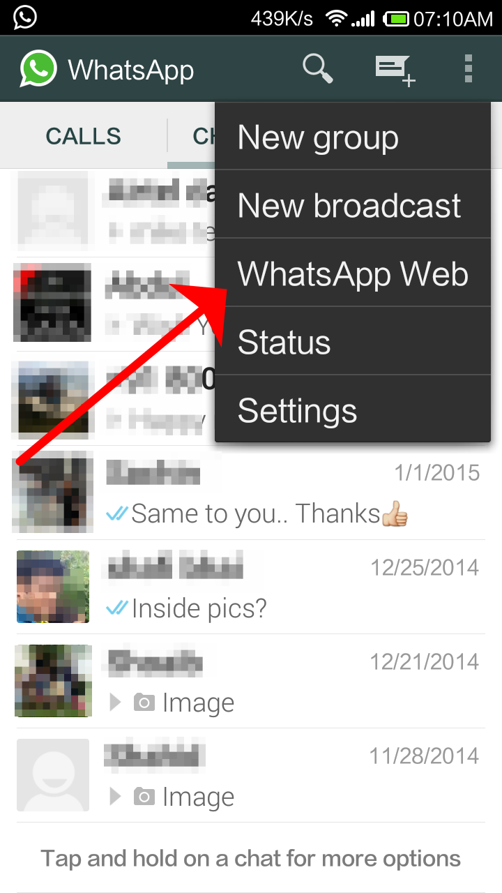 Using whatsapp on PC/ desktop: Using whatsapp on PC/desktop