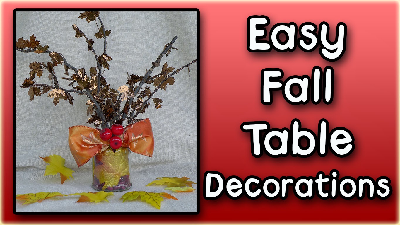 EasyMeWorld: Autumn Table Decoration