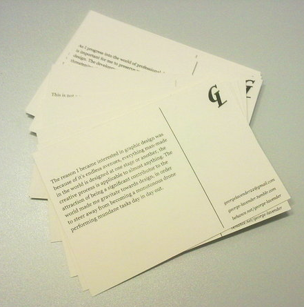 COP: Manifesto//visual design manifesto's