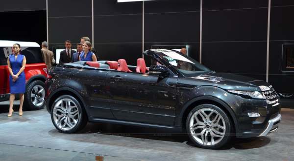 Automotive Luxury Cars: Range Rover Evoque Convertible Display Only