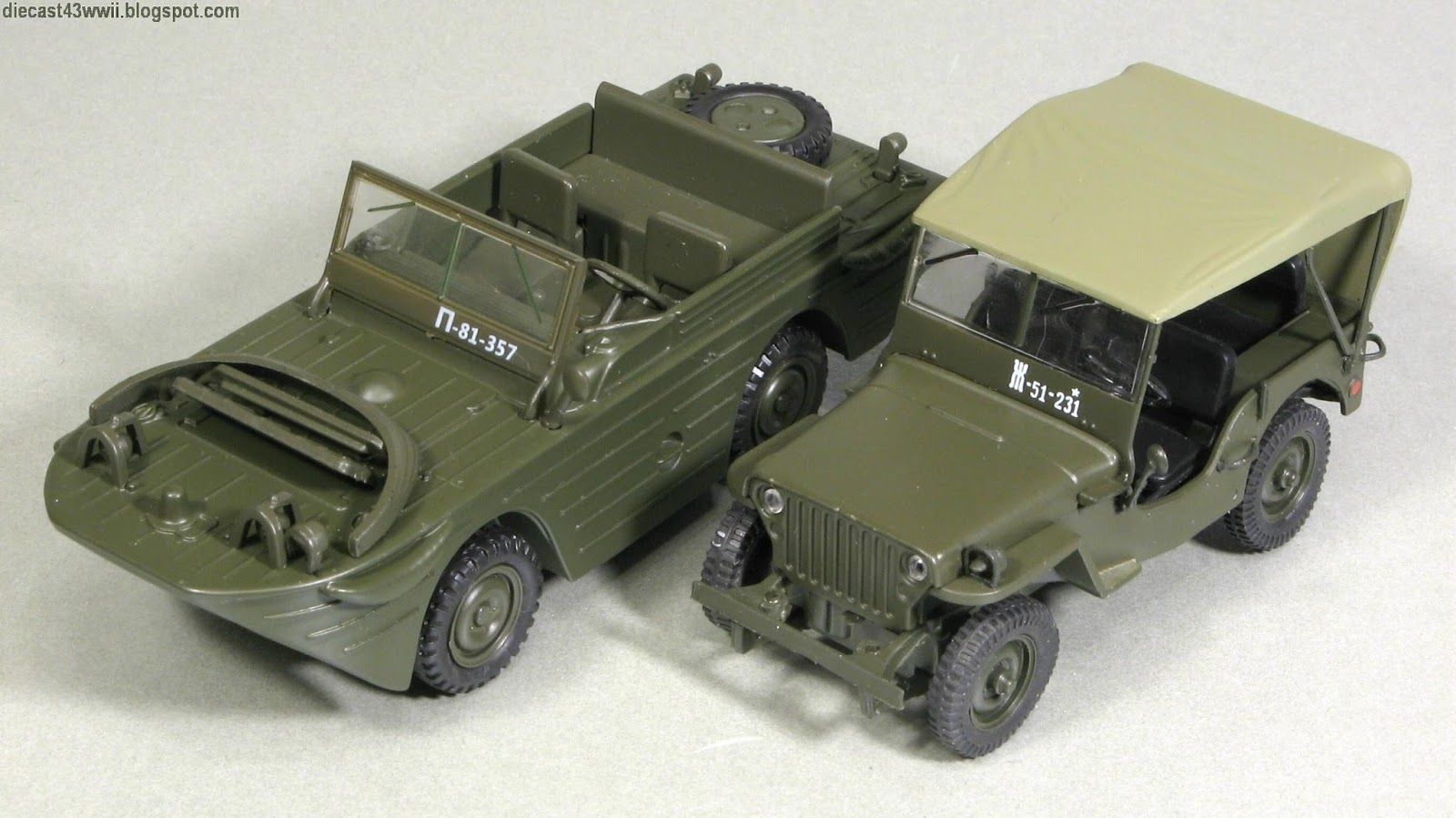 Military scale models: Ford GPA Red Army. De Agostini