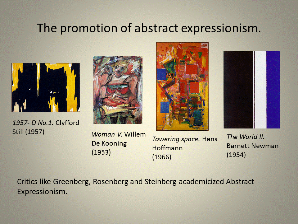 Histories of Fine Art: Modernist Formalism - Clement Greenberg and Post ...
