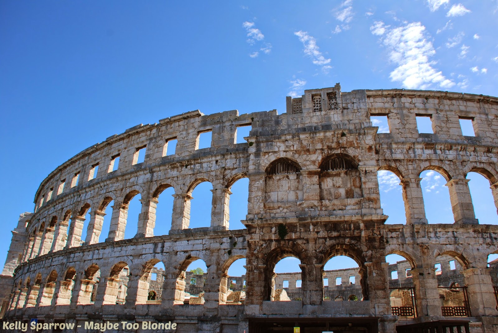 Maybe Too Blonde - A Life In Europe: Pulling Along In Pula - Croatia