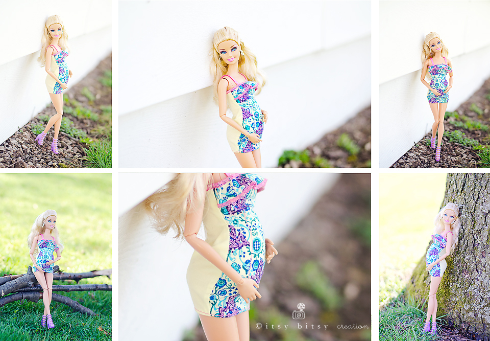 Real Baby: Barbie Maternity Photo Shoot!