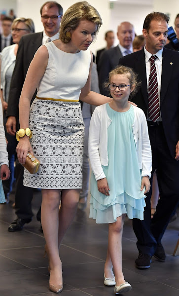 Queen Mathilde visits the CME in Leuven
