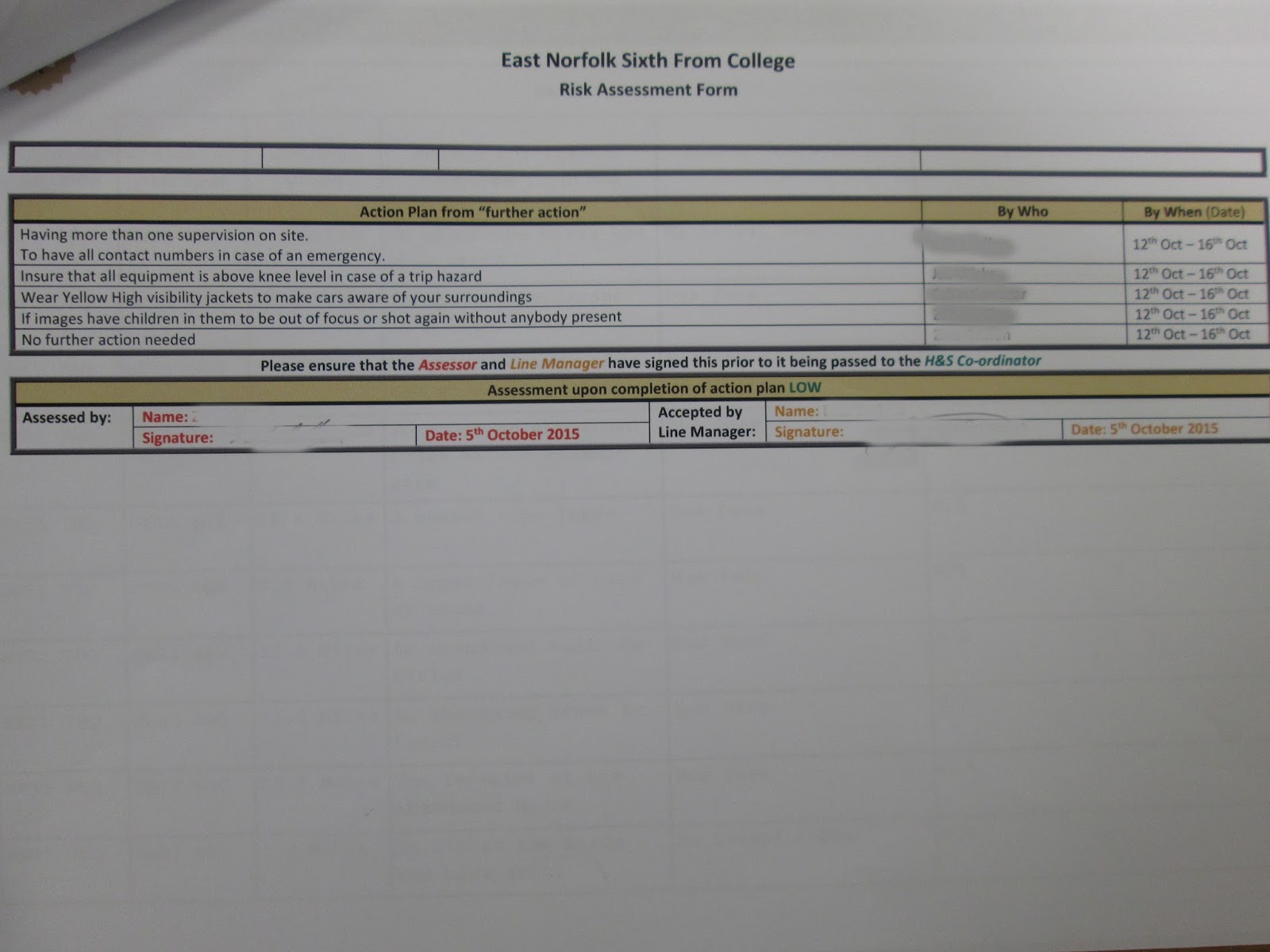 pre-production paperwork and initial ideas - Zara Griffen's BTEC Media Blog