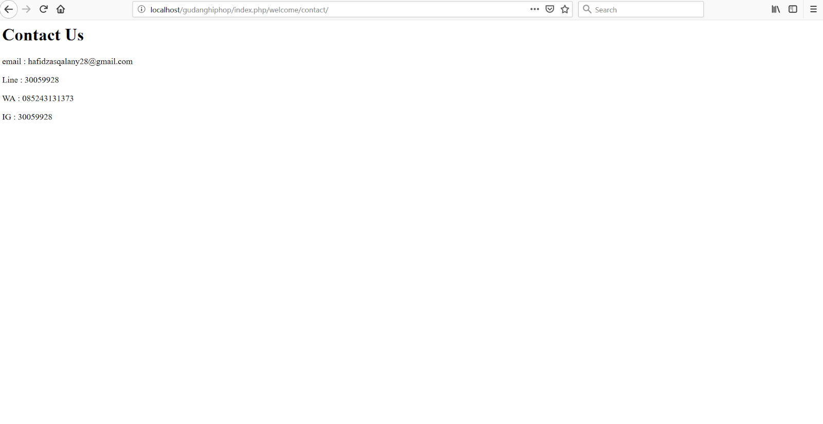 Hafidzasqalany28 Membuat Framework Php Menggunakan Codeigniter