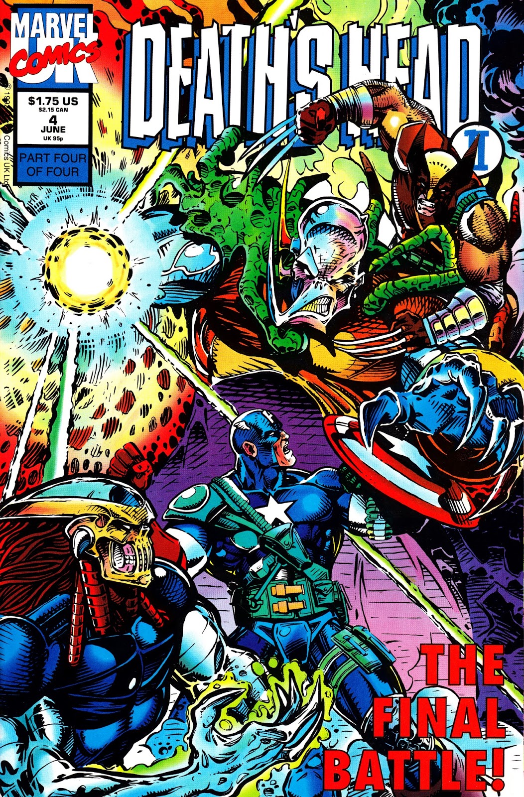 STARLOGGED - GEEK MEDIA AGAIN: 1992: DEATH'S HEAD II LIMITED SERIES ...