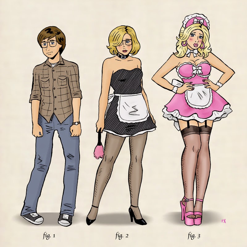 Crossdressing Captions Maid To Please
