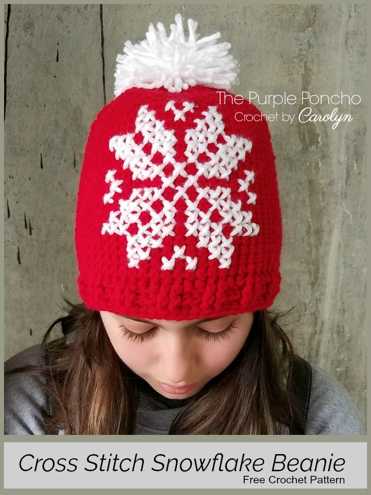 Cross Stitch Crochet Hat Pattern - Cross Stitch Patterns