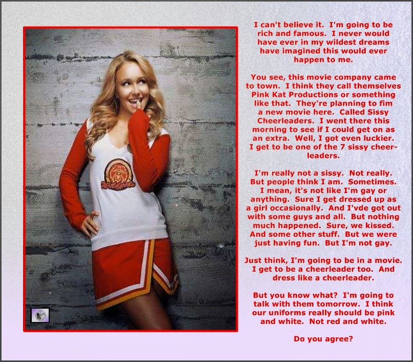 Captions By Alexis Sissy Cheerleaders