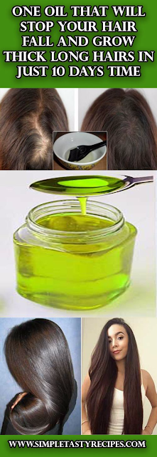 One Oil That Will Stop Your Hair Fall and Grow Thick Long Hairs in Just ...