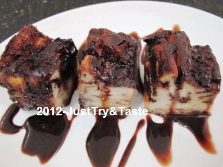 Puding Roti Coklat | Just Try & Taste