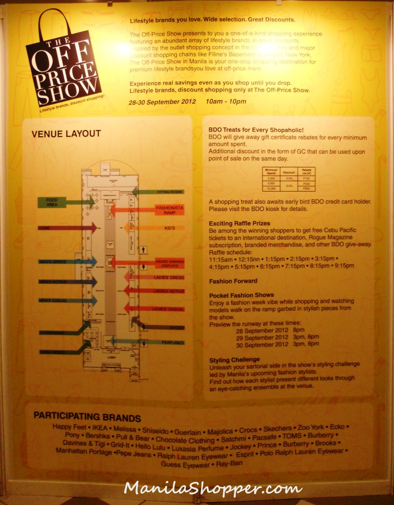 Manila Shopper: Great Finds at The Off Price Show 2012