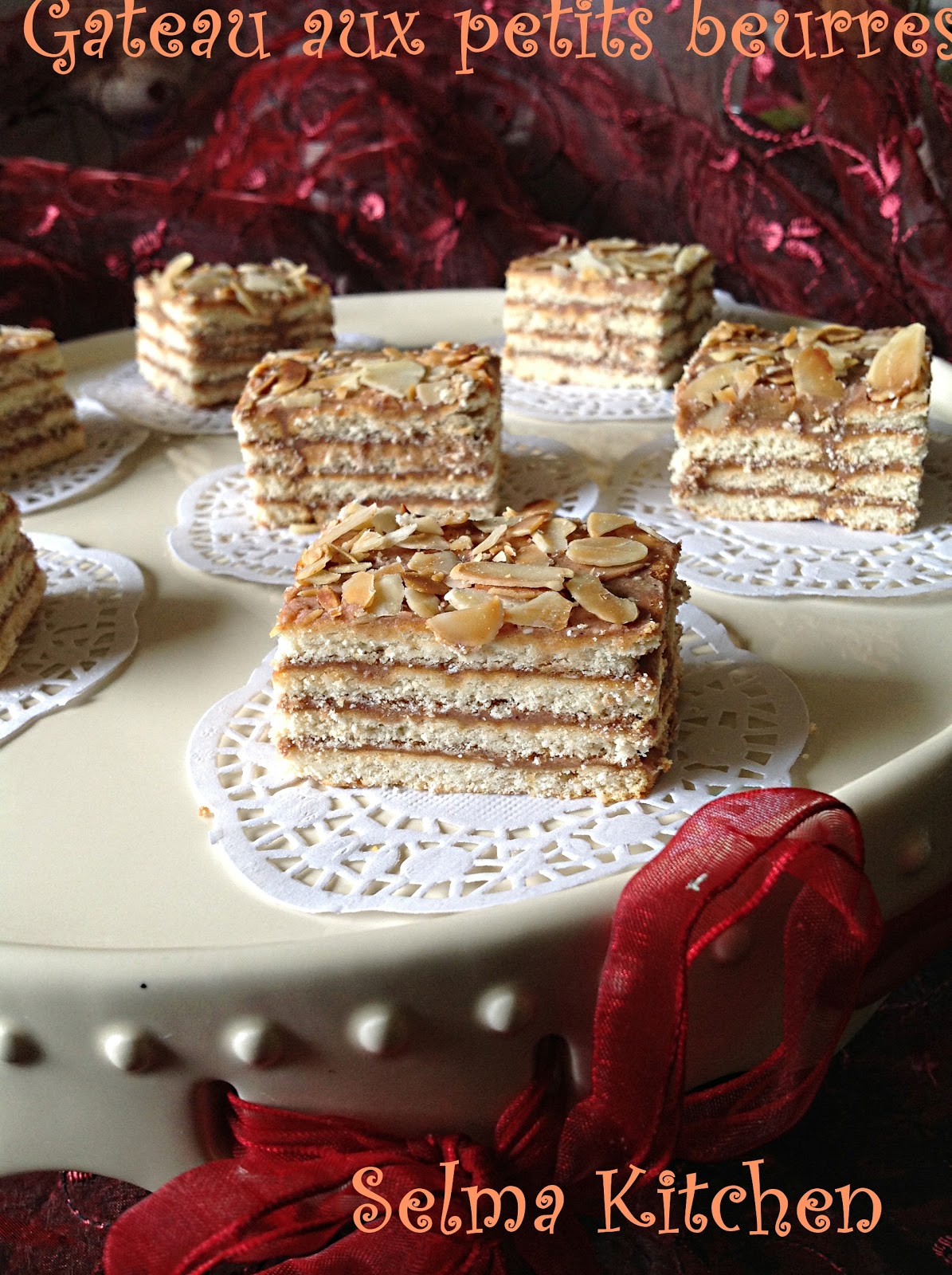 Selma Kitchen: Gateau aux petit beurre .recette facile de gateau aux ...