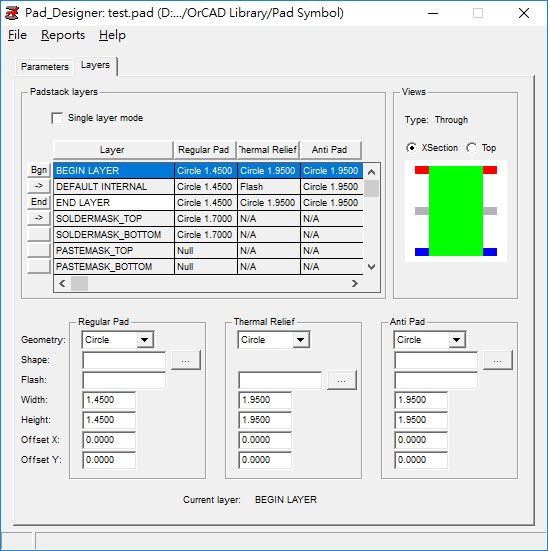 科技難.不難: Allegro電路板設計 - (2) 貫孔元件的Pad設計-建立Pad