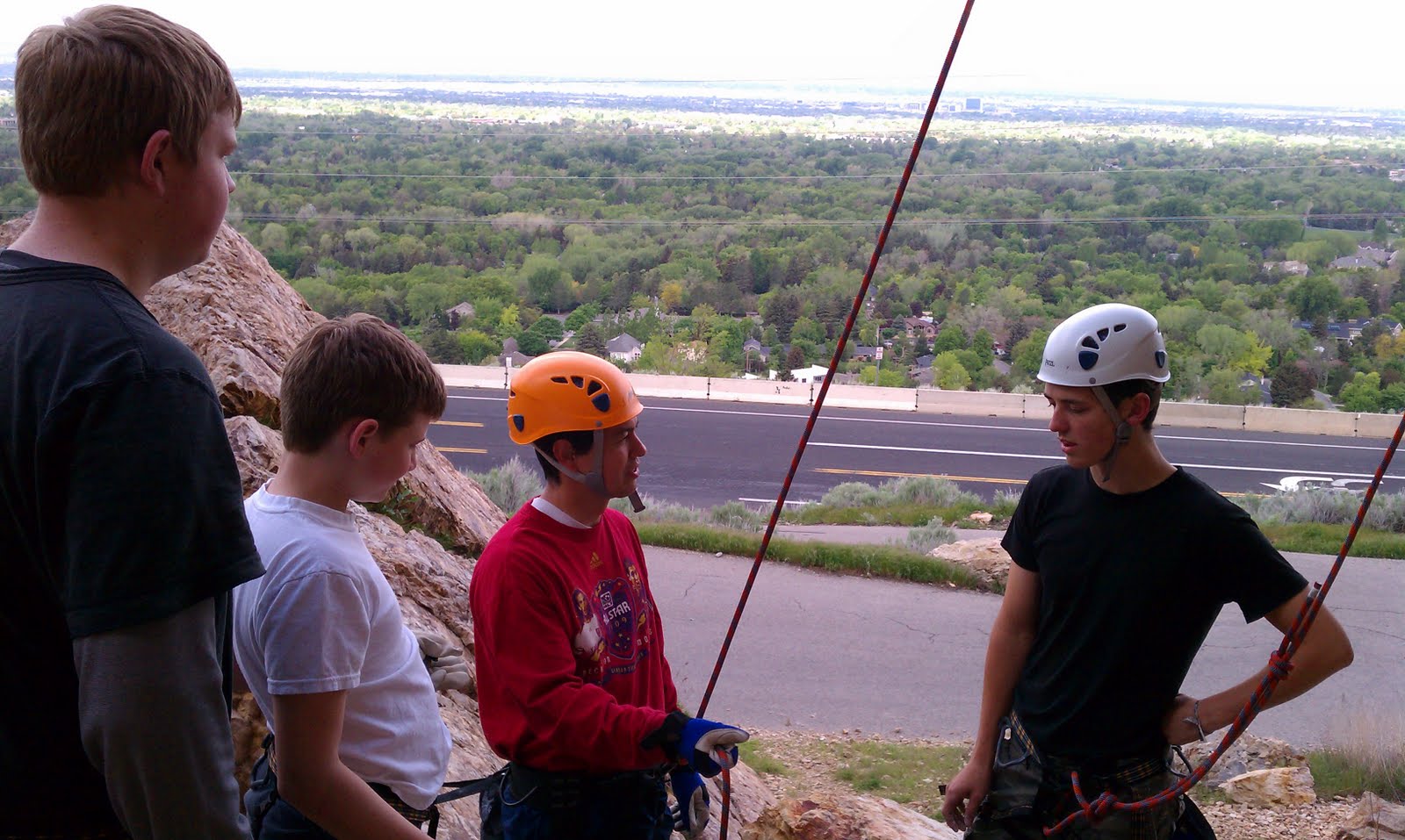 BSA Troop 1543: Climbing Merit Badge - May 28, 2011