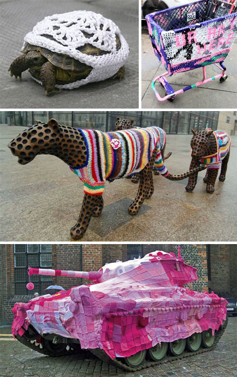 Knitting everything around!