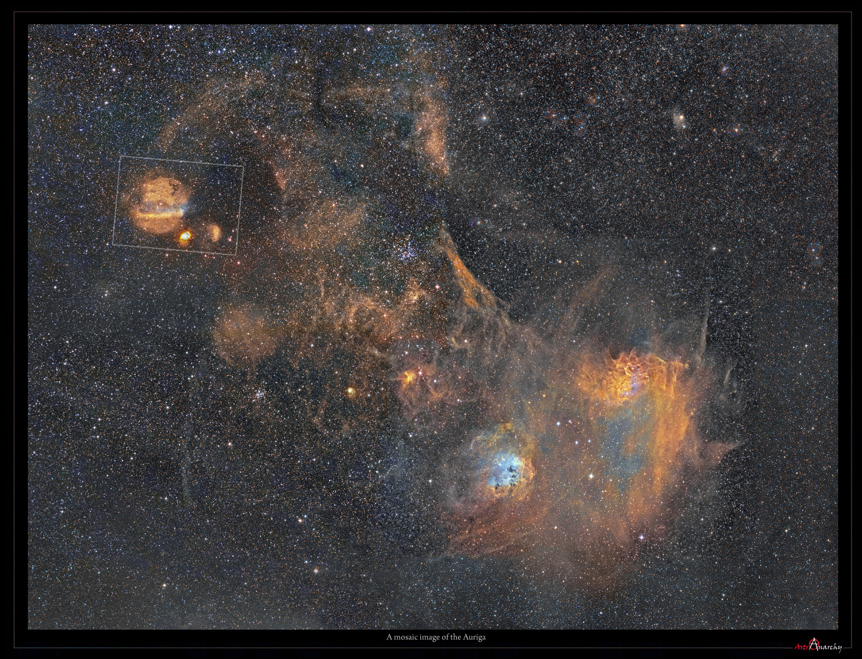 Astro Anarchy: Sharpless 232 (Sh2-232) and companions in Auriga