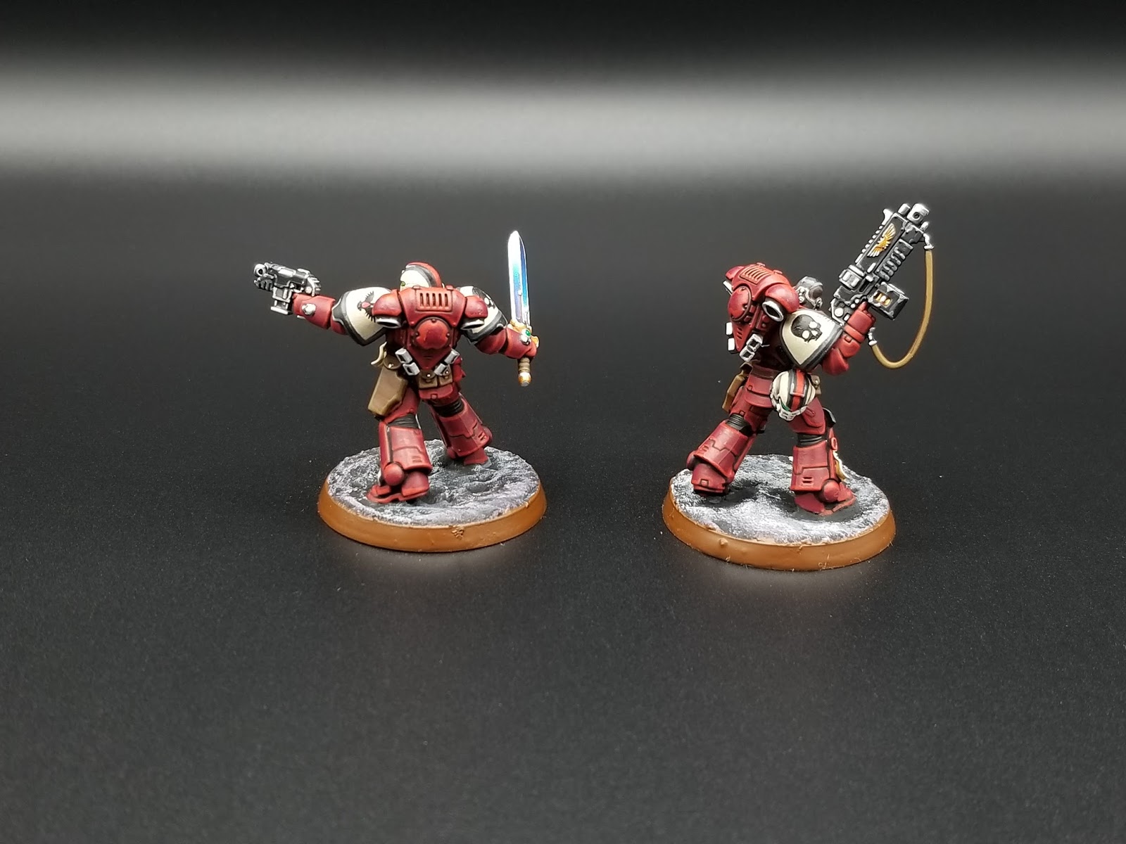 Tigurius's Omnis Arcanum Models: Blood Raven Primaris Lieutenants