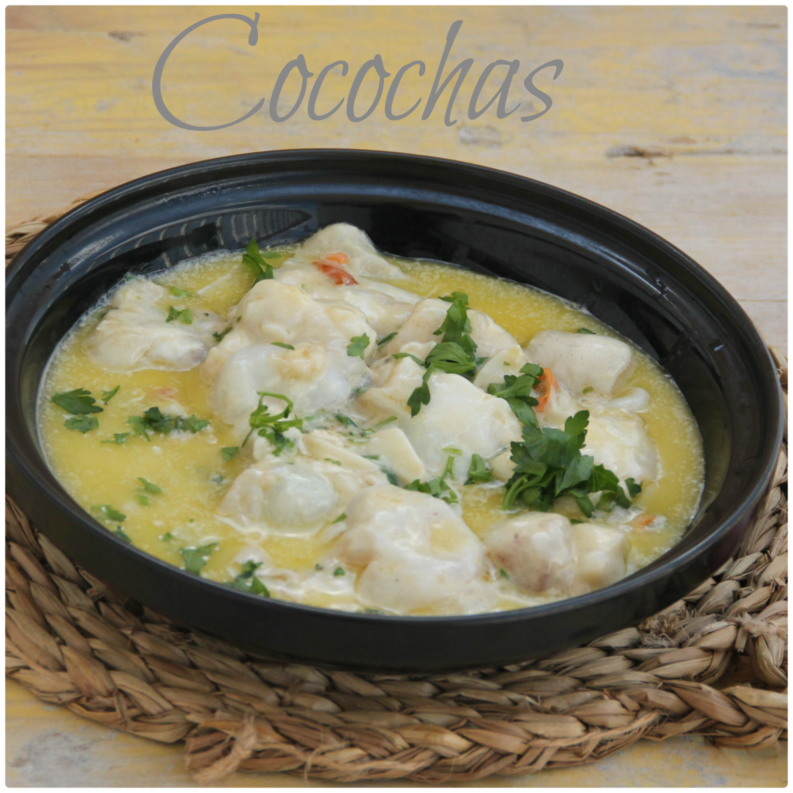 MI ADORABLE COCINA: COCOCHAS DE BACALAO EN SALSA VERDE