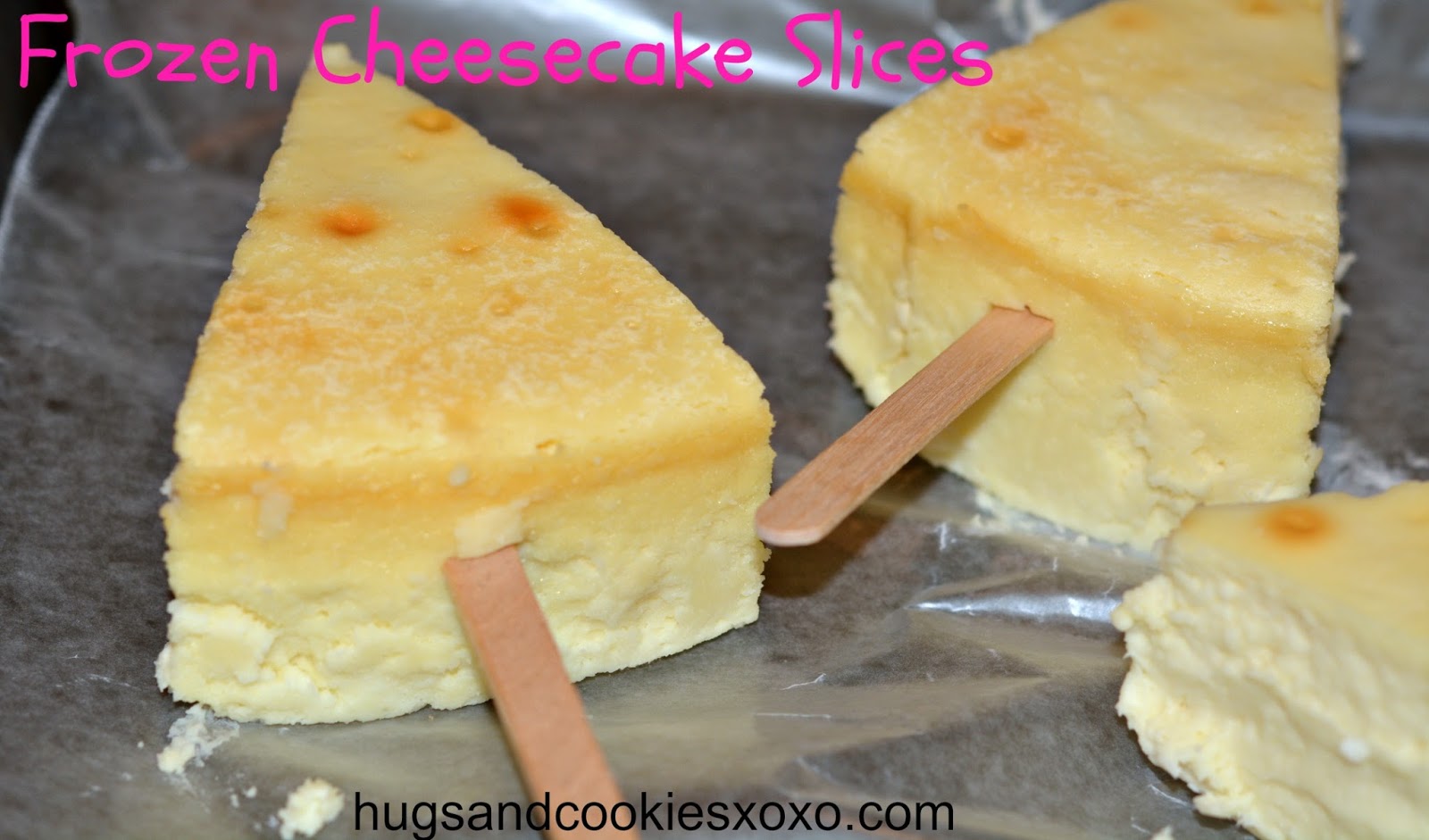 Chocolate Dipped Cheesecake on Sticks