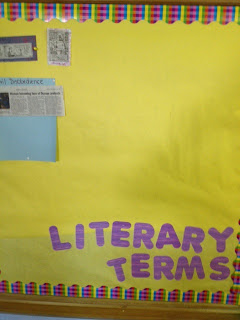 Switching Classrooms: High School English Bulletin Board