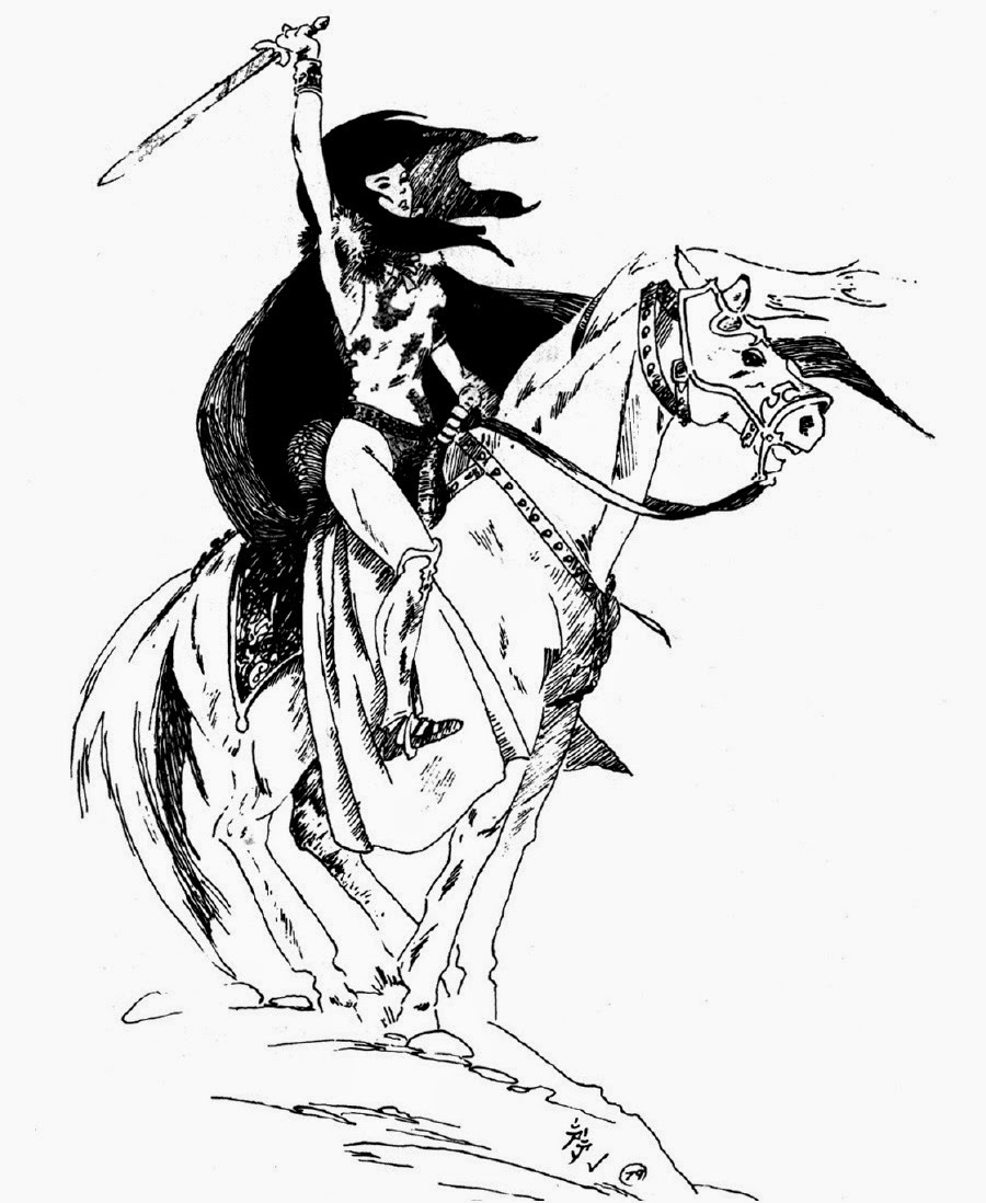 A Paladin In Citadel: Old School Illustrations: Advanced Melee