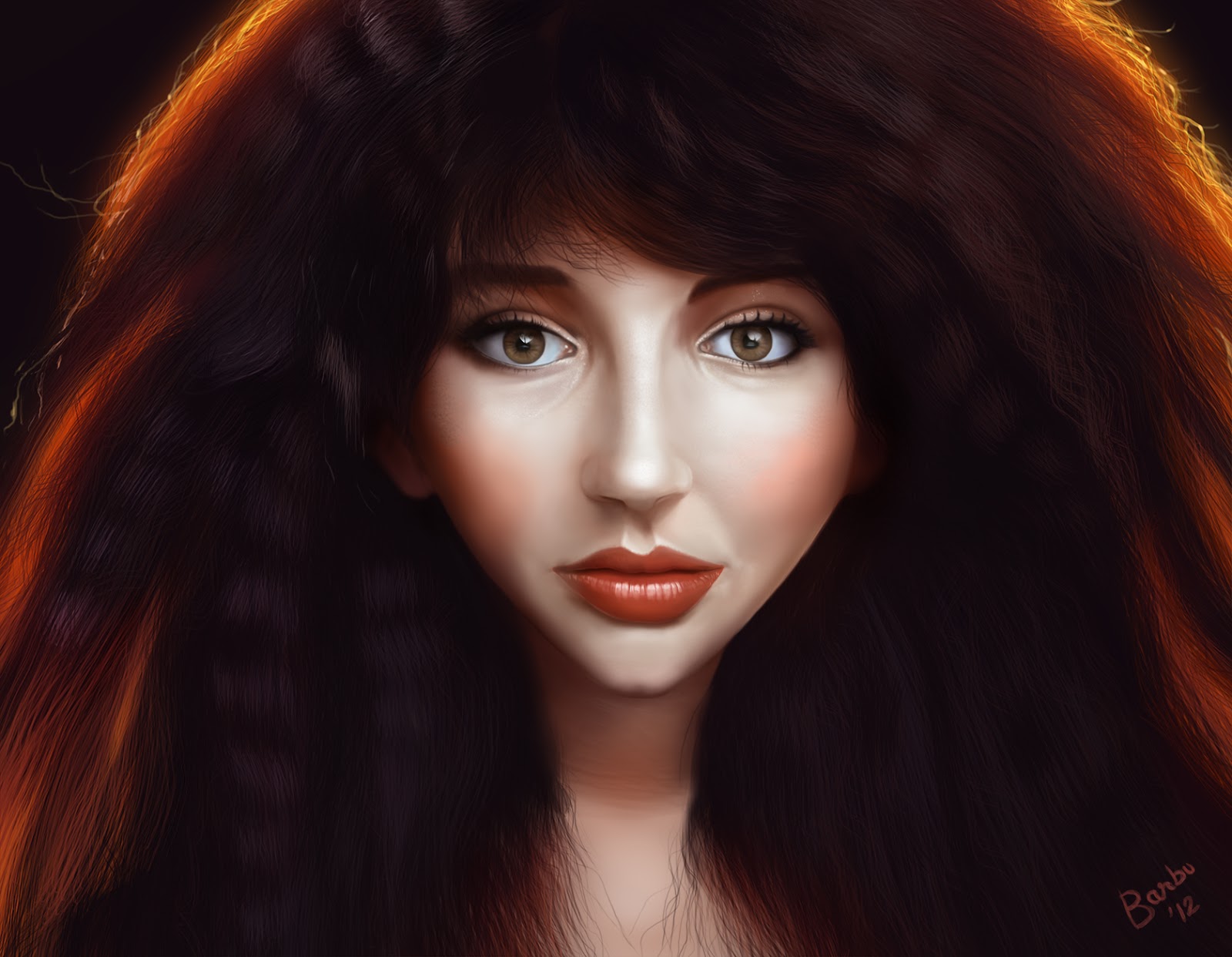 Barbu Art Blog: Kate Bush Painting