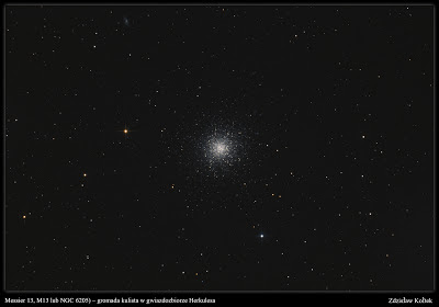 Astronomia Amatorska: Messier 13, M13, NGC 6205