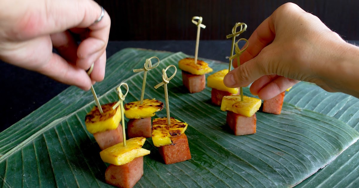 Smart Cookie: Snack Attack: Spam And Pineapple Skewers