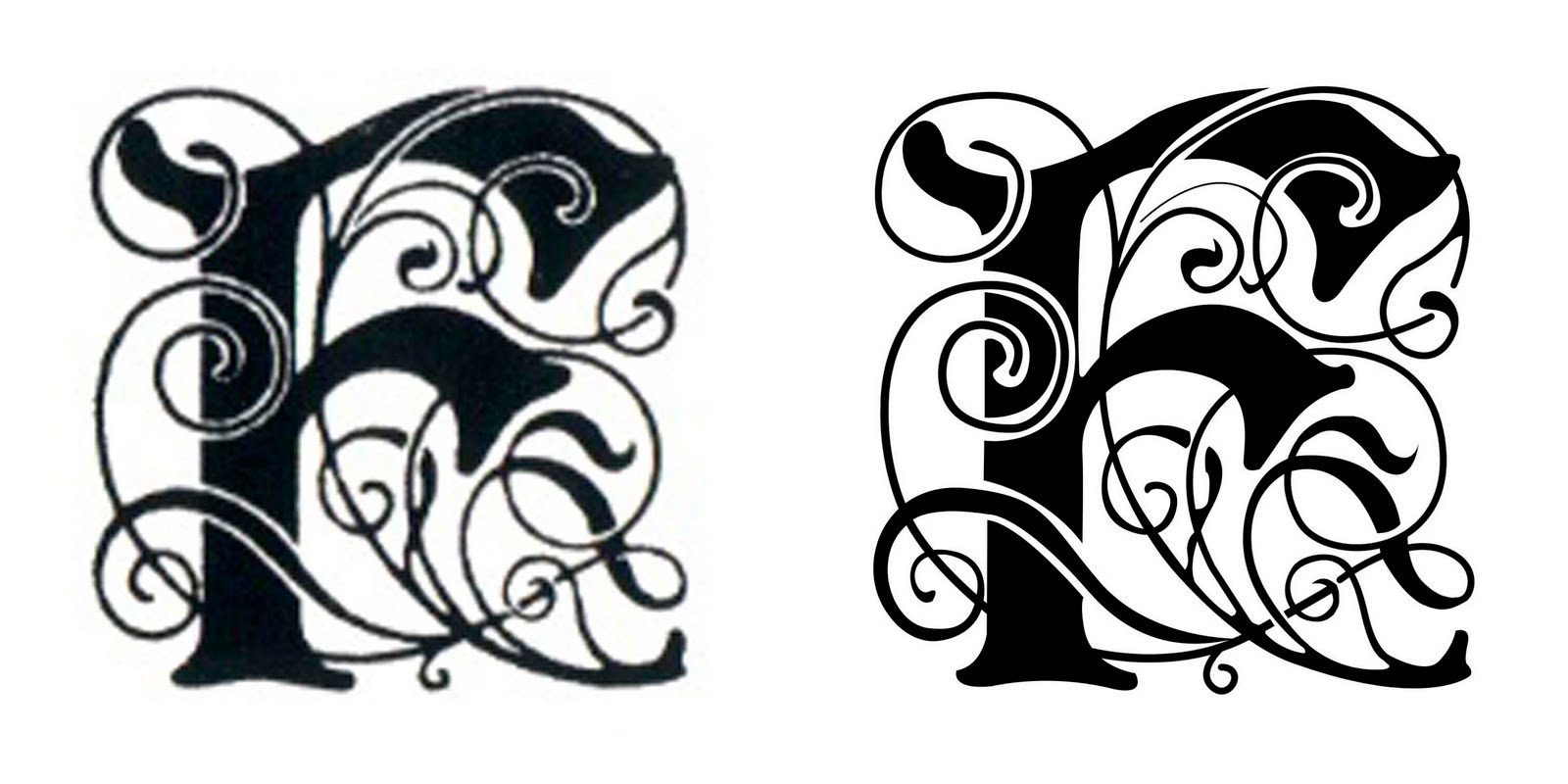 Mígue López Troncoso: Letras Vectorizadas