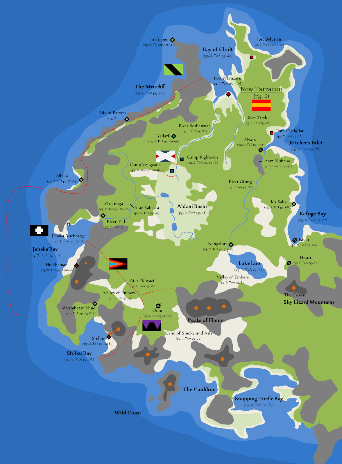 Coins and Scrolls: OSR: Pirate Wavecrawl Maps, Part 1