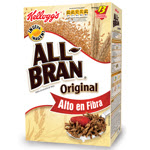 Chica Latina: Cereal All Bran... SI alto en fibra