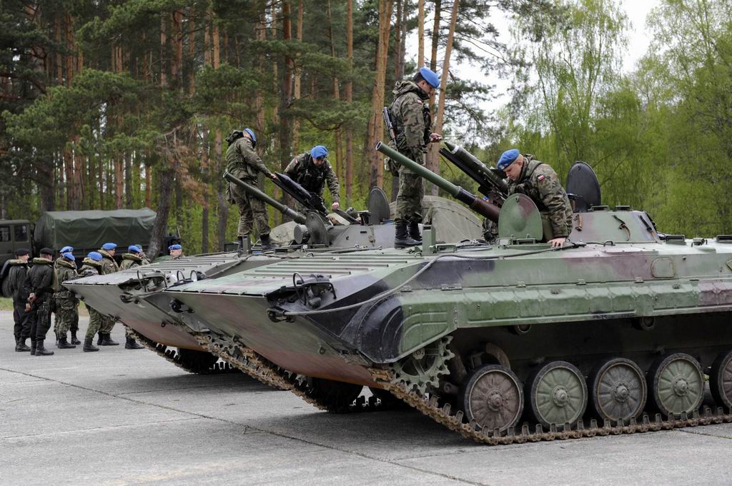 Blog Militarny: Polish BWP 1 in action