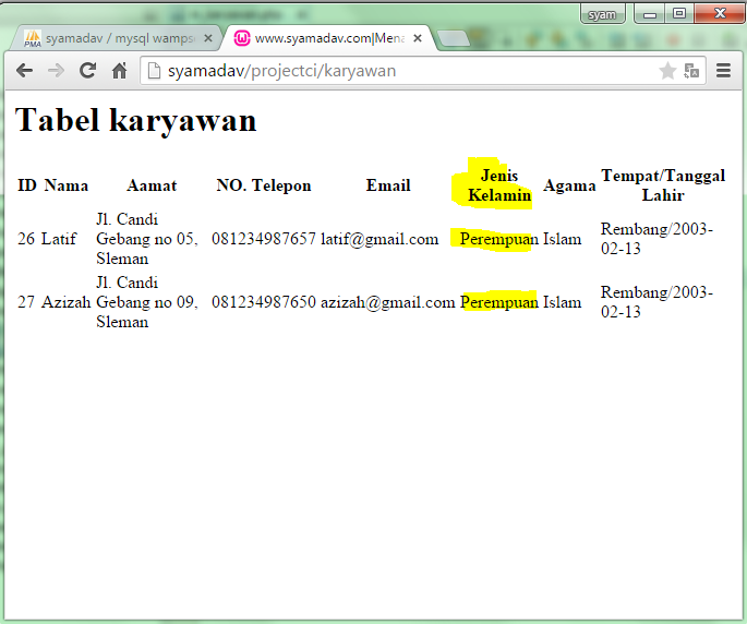 Cara Menggunakan SQL Where pada CodeIgniter | Syamadav| Cara Menggunakan SQL Where pada CodeIgniter | Syamadav|