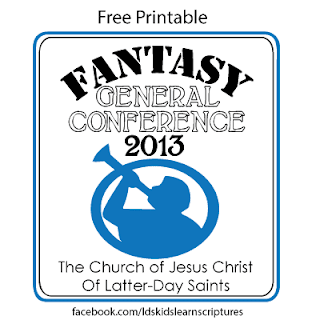 Someone In Mind: April 2012 General Conference Activities and Packets